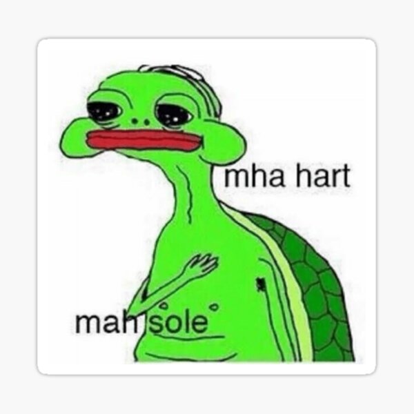 " Mha hart mha sole meme" Sticker for Sale by austinforeman00 | Redbubble