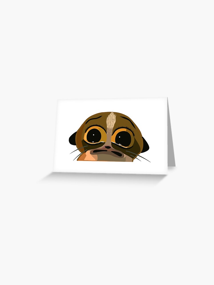 "Crying mort meme Madagascar" Greeting Card for Sale by sqshmallowsart ...