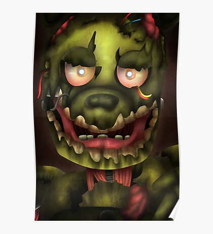 Fnaf Springtrap: Posters | Redbubble