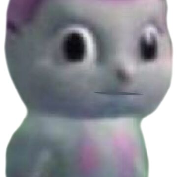 "Bibble awkward stance meme" Sticker for Sale by sqshmallowsart | Redbubble