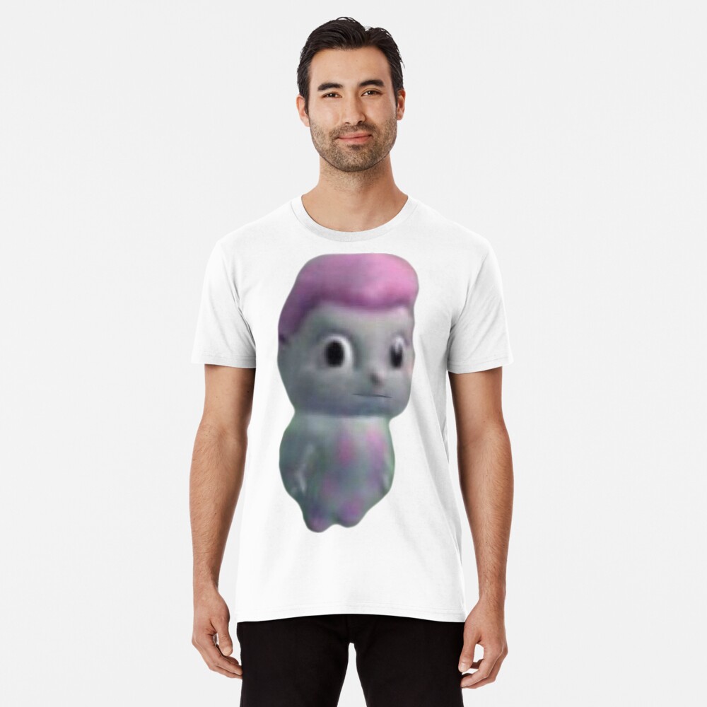 "Bibble awkward stance meme" Sticker for Sale by sqshmallowsart | Redbubble