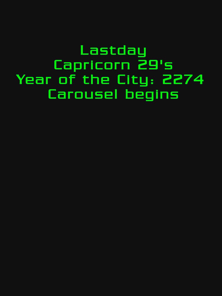 "Last Day - Carousel Begins! - Logan's Run Inspired" Essential T-Shirt ...