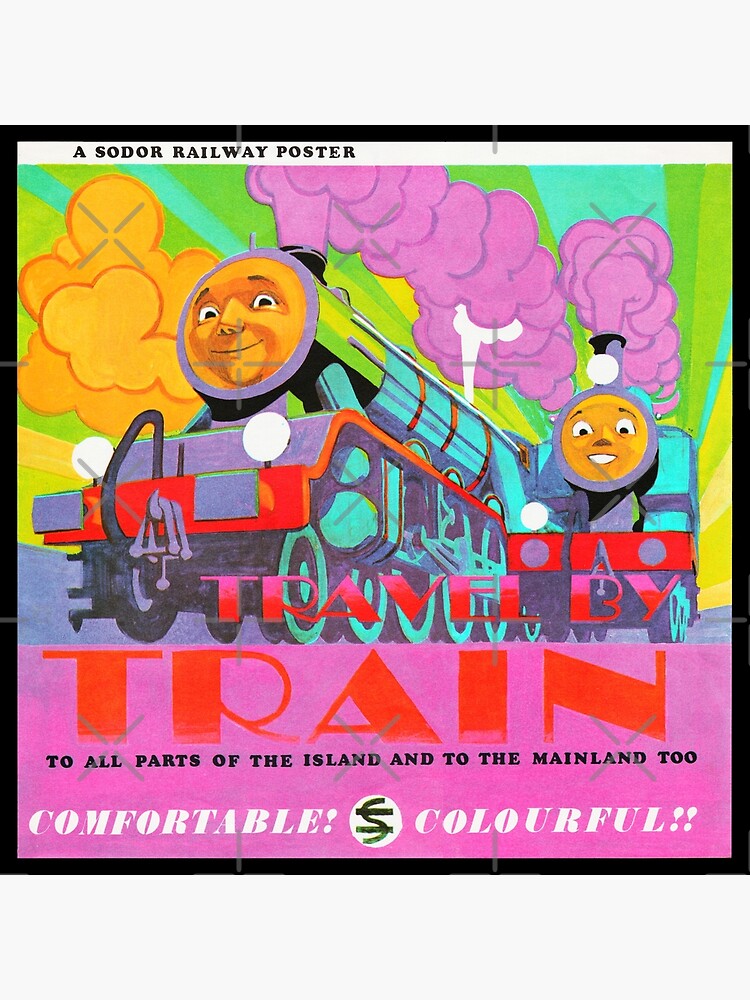 "A Sodor Railway Poster" Art Board Print for Sale by sleepyhenry ...