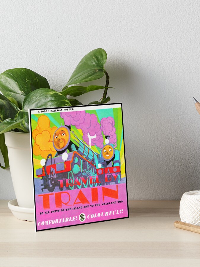 "A Sodor Railway Poster" Art Board Print for Sale by sleepyhenry ...