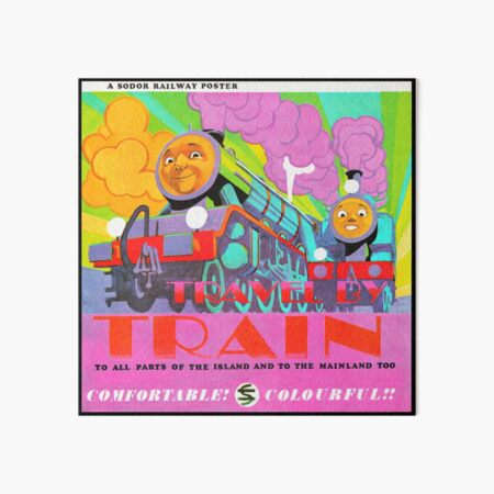 "A Sodor Railway Poster" Art Board Print for Sale by sleepyhenry ...