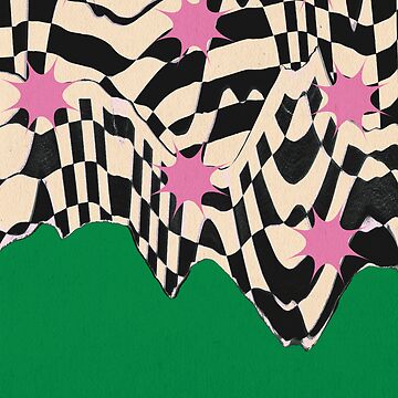 "NOT the Starry Night" Sticker for Sale by experi-mental | Redbubble