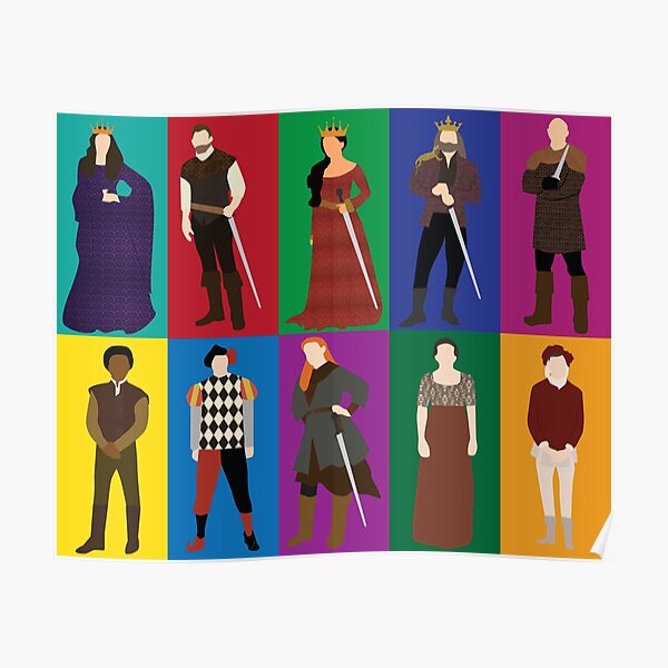 "Galavant characters" Poster by ehaverstick | Redbubble