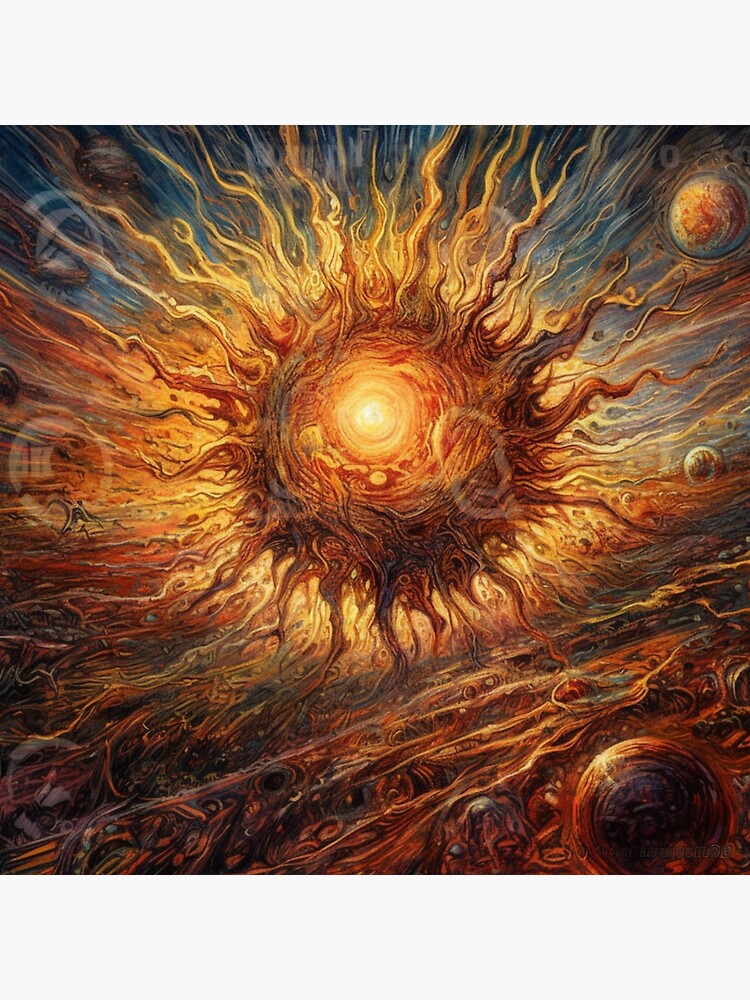 Exploding Sun and alien birth Premium Matte Vertical Poster sold by ...