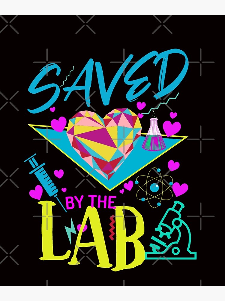 Saved By The Lab Retro Lab Week 2023 Medical Laboratory Tech Premium ...