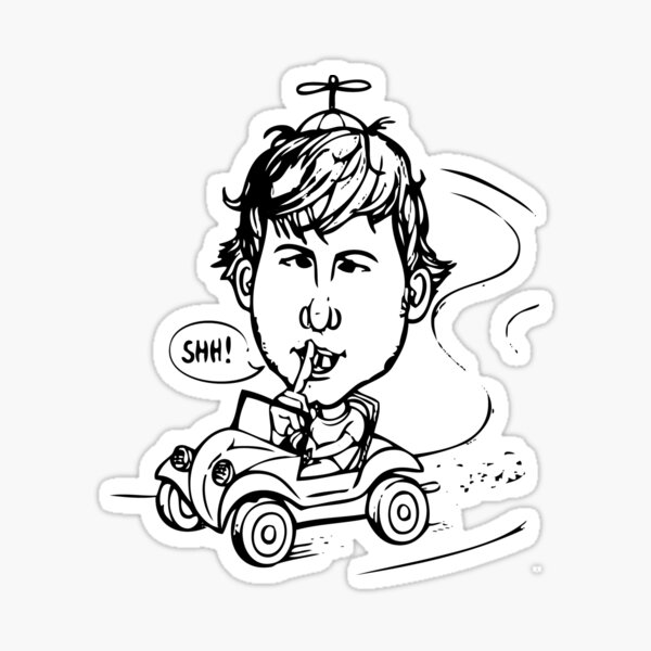 "Rude Man Who Shushes, Please Call" Sticker for Sale by BAKED SLOTH ...