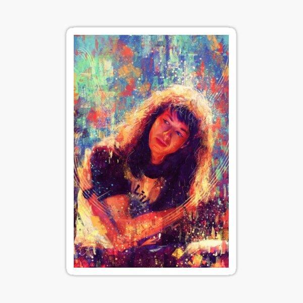 "Eddie" Sticker for Sale by andycwhite | Redbubble