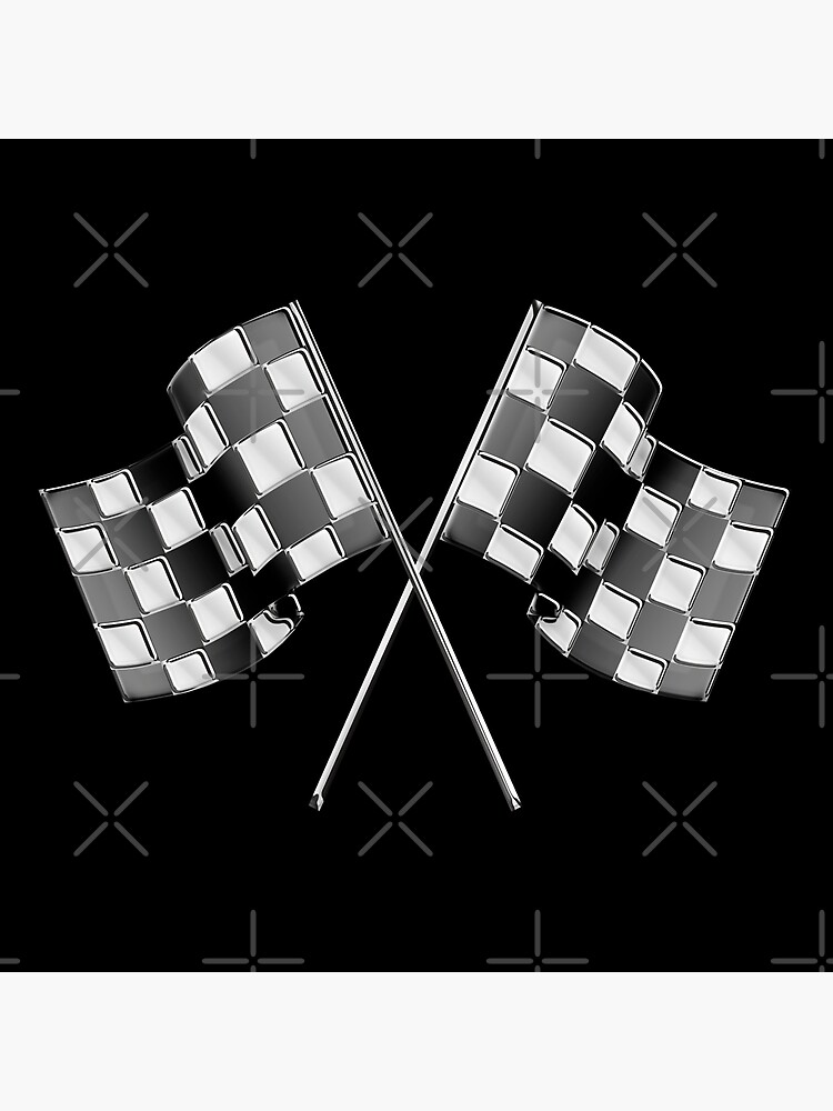 Crossed Checkered Flags
