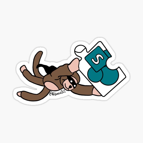 "SharePoint Puzzle Monkey Microsoft 365" Sticker for Sale by RebeccaJLJ ...