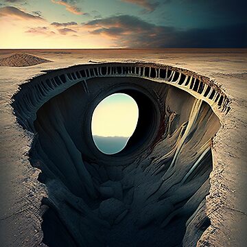 "Sinkhole" Sticker for Sale by DigitizedArt | Redbubble