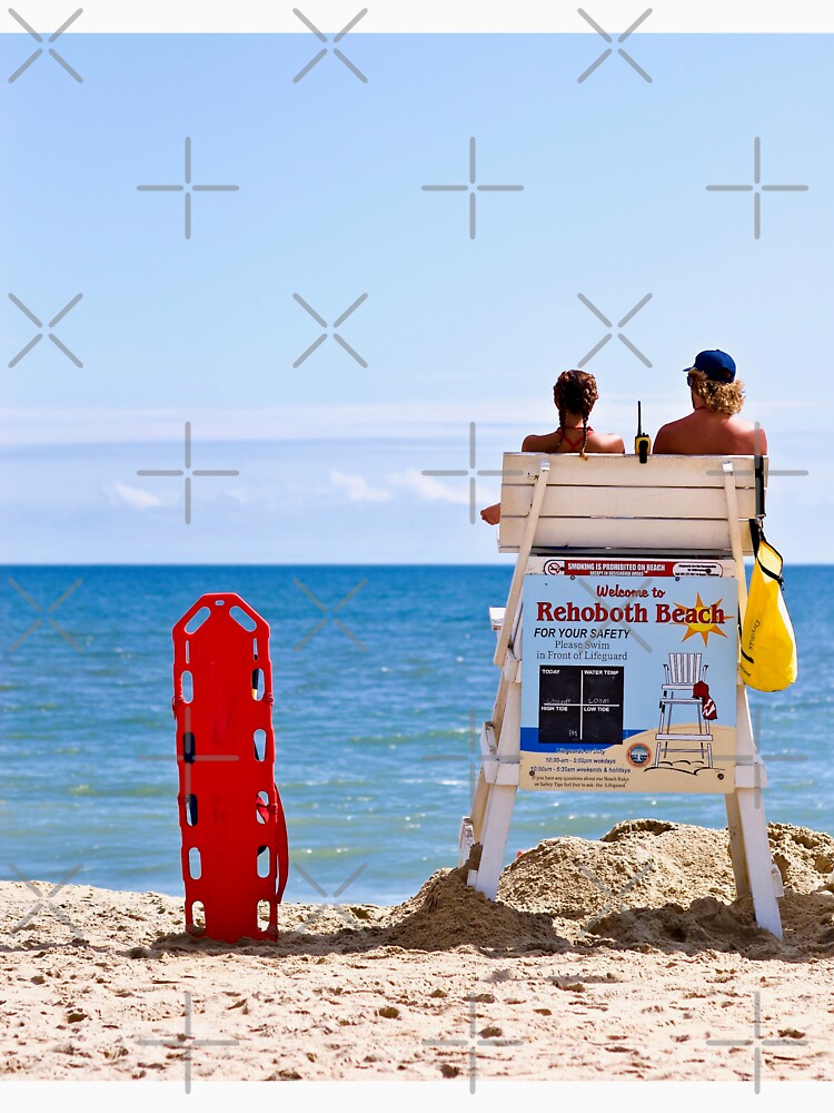 "Rehoboth Beach, Delaware, Lifeguards" T-shirt for Sale by ...