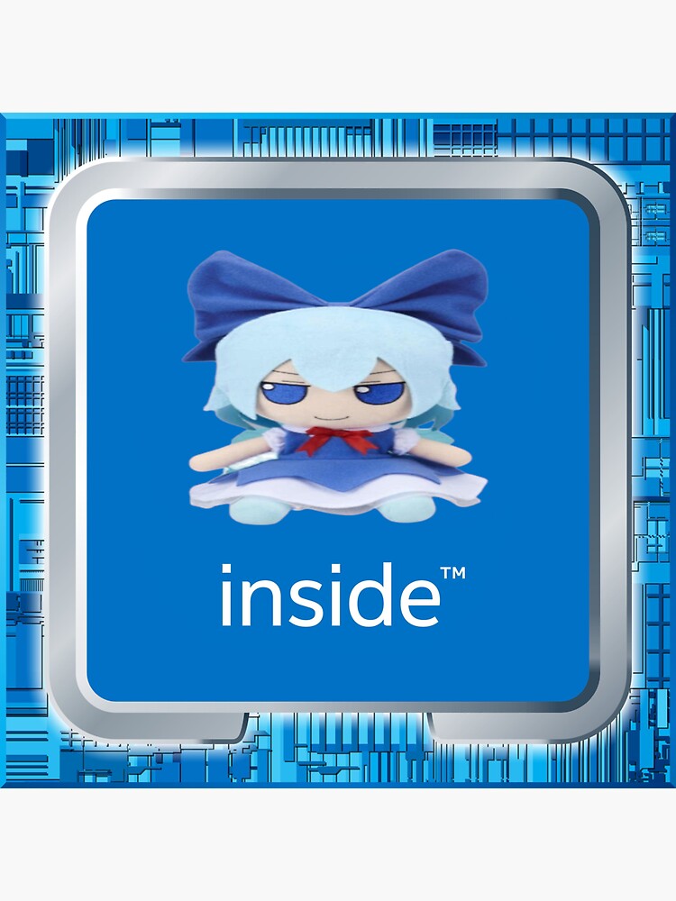 "Cirno Fumo Inside™ Sticker" Sticker for Sale by Unfaithful01 | Redbubble