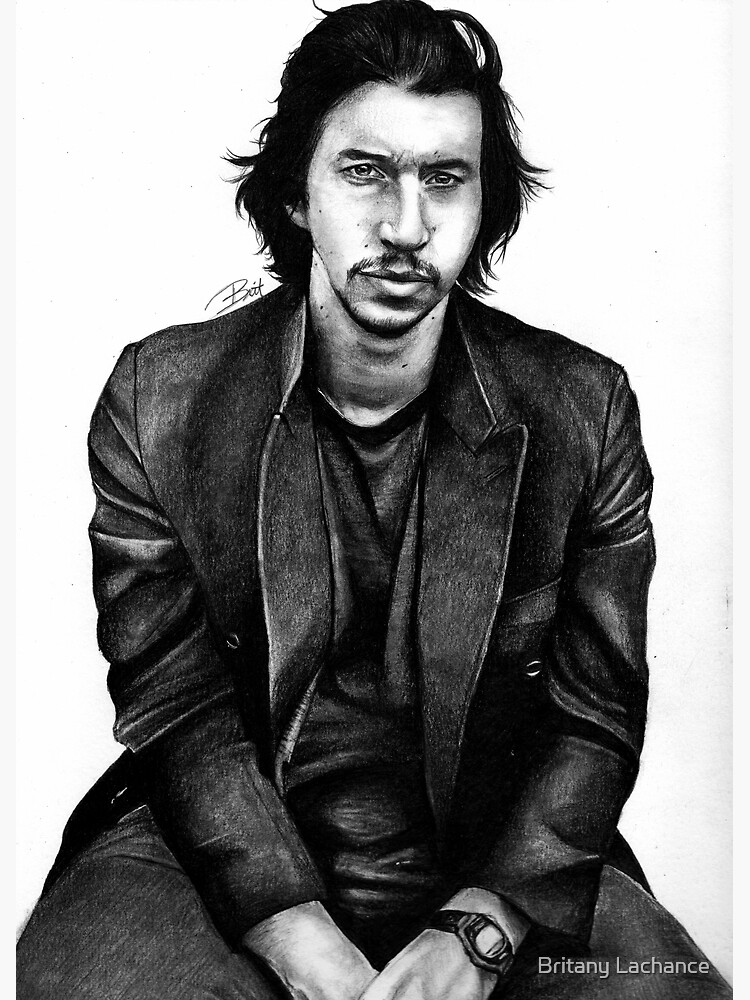 "Adam Driver - Esquire magazine photoshoot" Art Print by Britdrawing ...