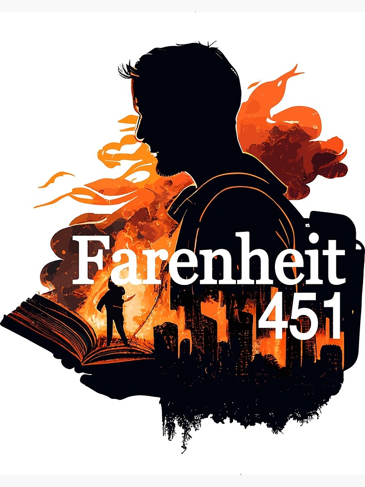 "Fahrenheit 451" Poster for Sale by TheArtLabStudio | Redbubble