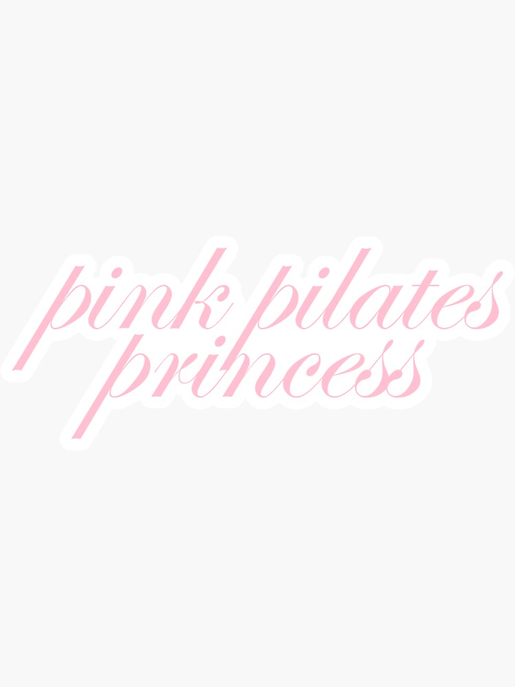 "pink pilates princess" Sticker for Sale by bunnimallows | Redbubble