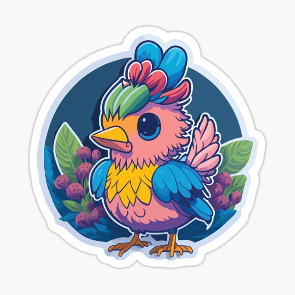 "Cute baby bird" Sticker for Sale by revenueseeker | Redbubble