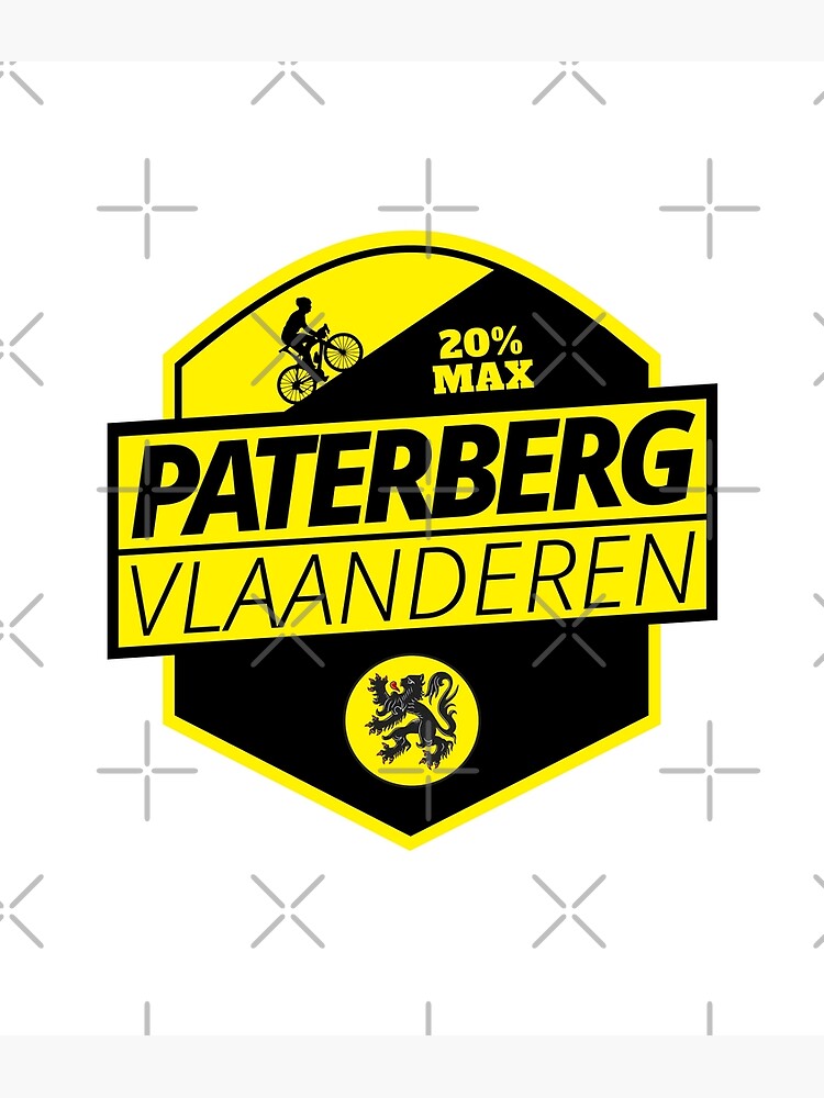 "Paterberg Cobbled Climb Cycling Flanders Belgium" Poster for Sale by ...