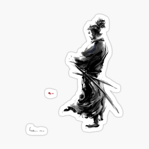 "Miyamoto Musashi (Vagabond)" Sticker by JerryOfficial | Redbubble