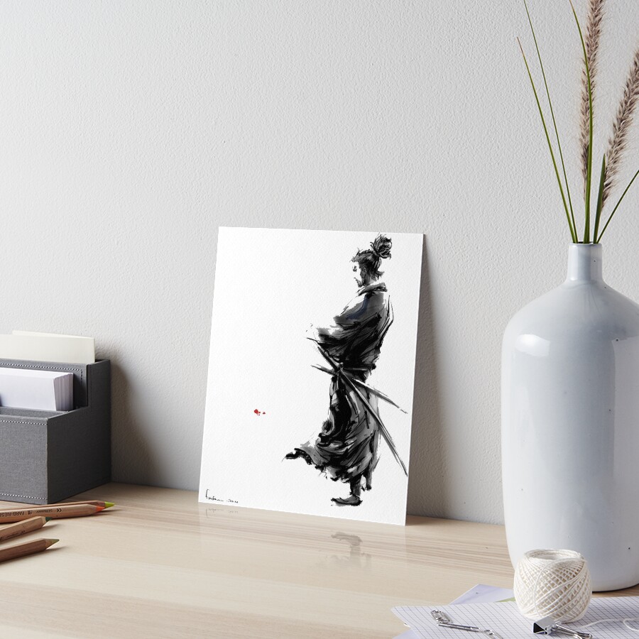 "Miyamoto Musashi (Vagabond)" Art Board Print by JerryOfficial | Redbubble