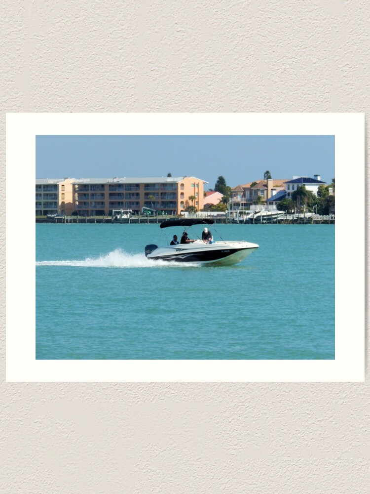 "Speedboat" Art Print for Sale by gurineb | Redbubble