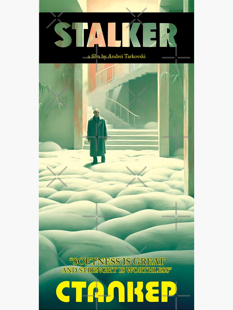 "Stalker Movie Poster Original Artwork" Sticker for Sale by thecinefeel ...