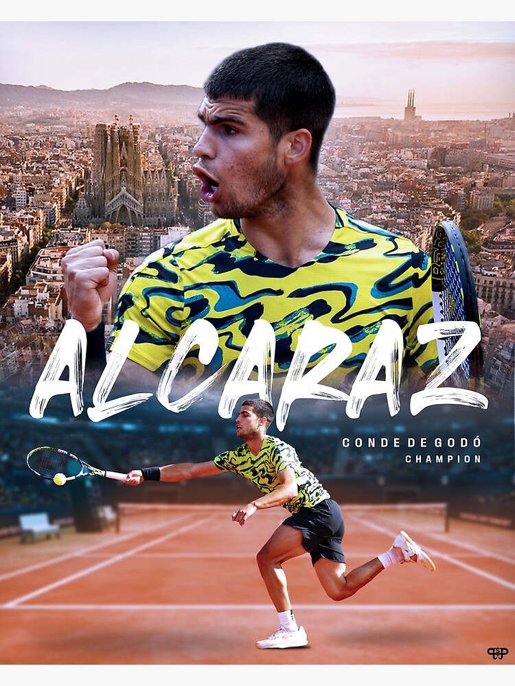 "CARLOS ALCARAZ POSTER BARCELONA OPEN 2023" Poster by PABLO SP | Redbubble