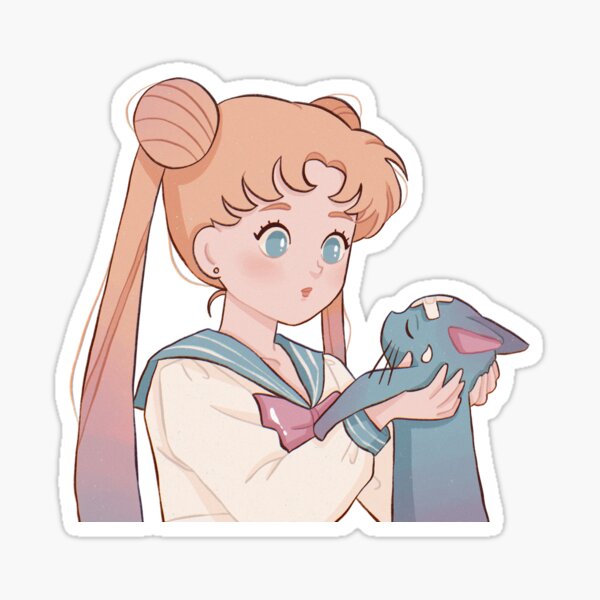"Sailor Moon 08" Sticker for Sale by MarikaPeg | Redbubble