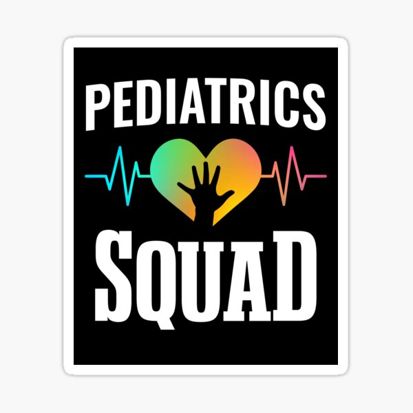 "Pediatrics Squad" Sticker for Sale by dmanalili | Redbubble