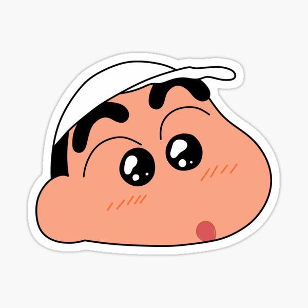 "Shinchan cute face " Sticker for Sale by Osmodesign 44 | Redbubble