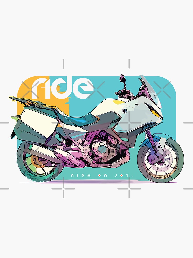 Sticker for Sale mit "Fahren Sie Honda nt1100 cyber" von NighOnJoy | Redbubble