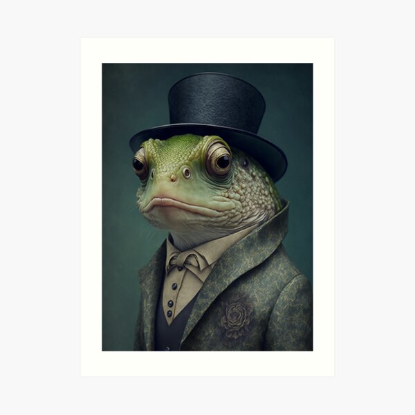 "Cuttlefish Dressed as Humans | Humanimal Prints | HAPP-56" Art Print ...