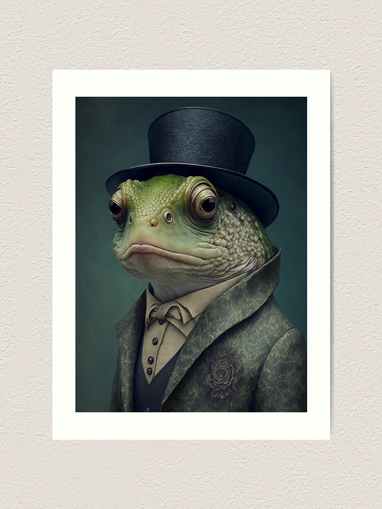 "Cuttlefish Dressed as Humans | Humanimal Prints | HAPP-56" Art Print ...