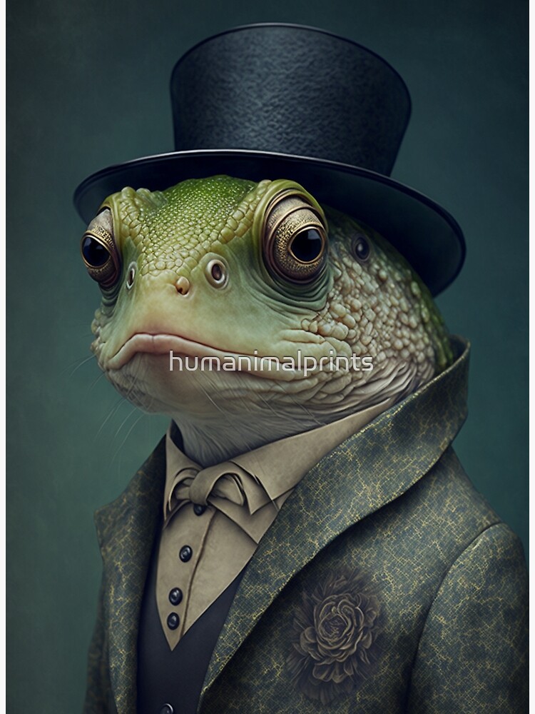 "Cuttlefish Dressed as Humans | Humanimal Prints | HAPP-56" Art Print ...