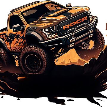 "Ford F-150 Raptor Rock Crawler" Sticker for Sale by OlePajak | Redbubble