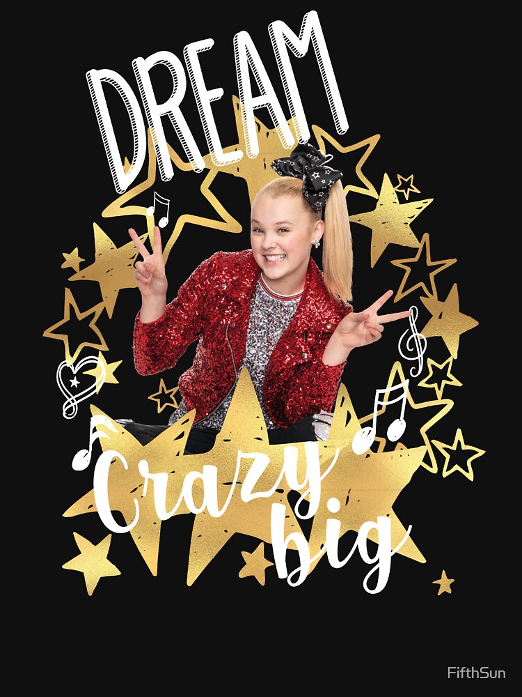 "JoJo Siwa Dream Crazy Big Gold Star JoJo Portrait" T-shirt for Sale by ...