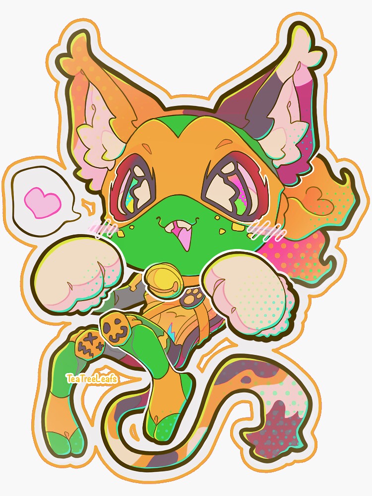 "ROTTMNT - Cats (Mikey)" Sticker for Sale by TeaTreeLeafs | Redbubble