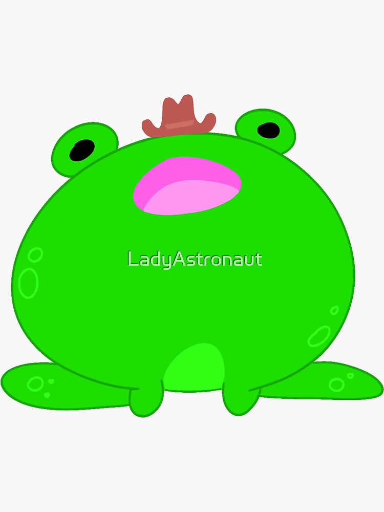 "Yeehaw Fat Frog" Sticker for Sale by LadyAstronaut | Redbubble