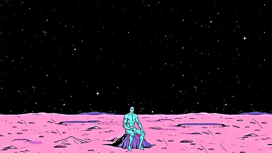 Dr Manhattan On Mars Wallpaper
