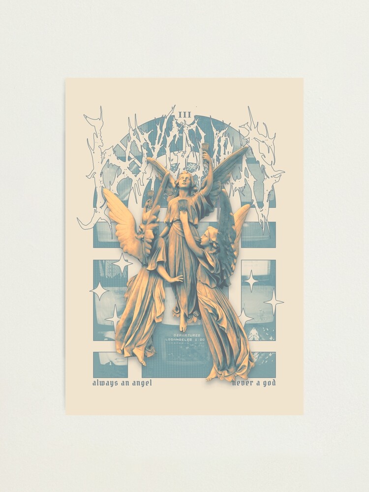 "boygenius - always an angel never a god" Photographic Print for Sale ...