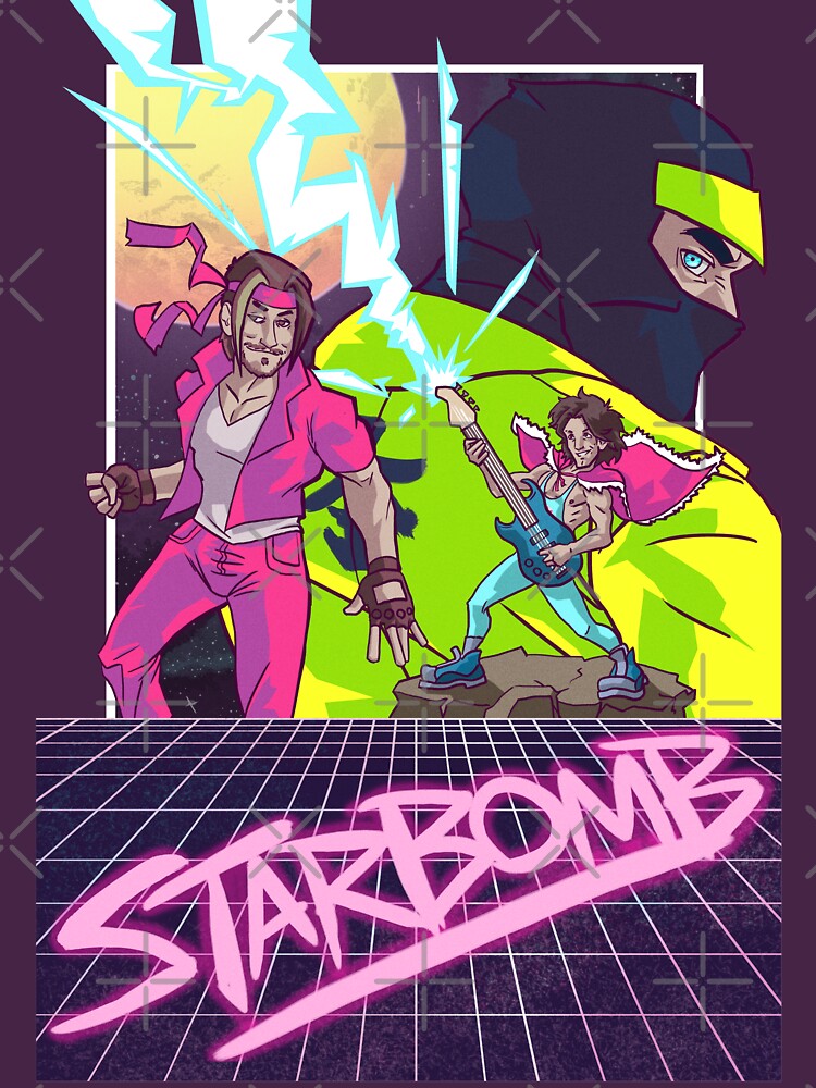 "Starbomb II" T-shirt for Sale by DirkPower | Redbubble | starbomb t ...