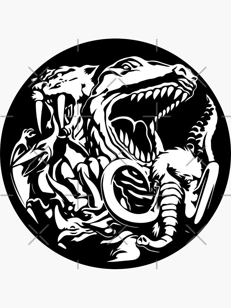 "MMPR Dinozords Symbol" Sticker for Sale by dannysawyer | Redbubble