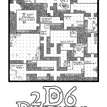 "2D6 Dungeon the Game" Magnet for Sale by DRGames | Redbubble