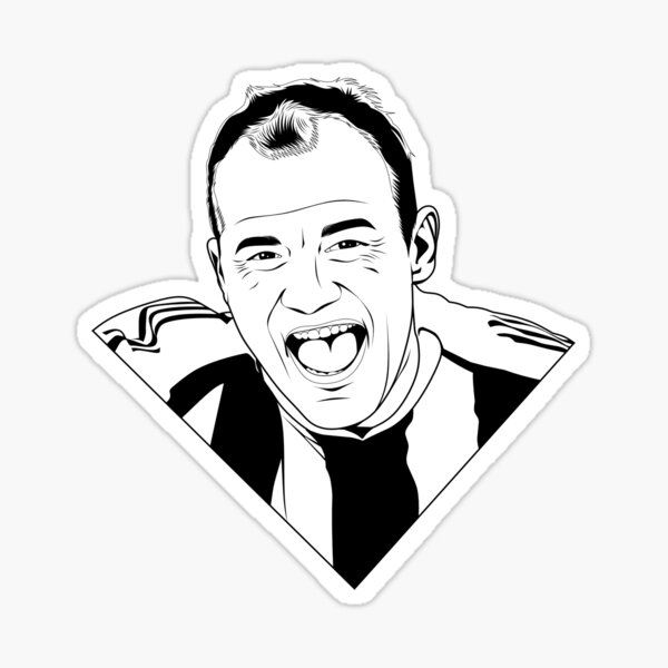 "Newcastle Heroes Alan Shearer" Sticker for Sale by NerdTimeLucky ...