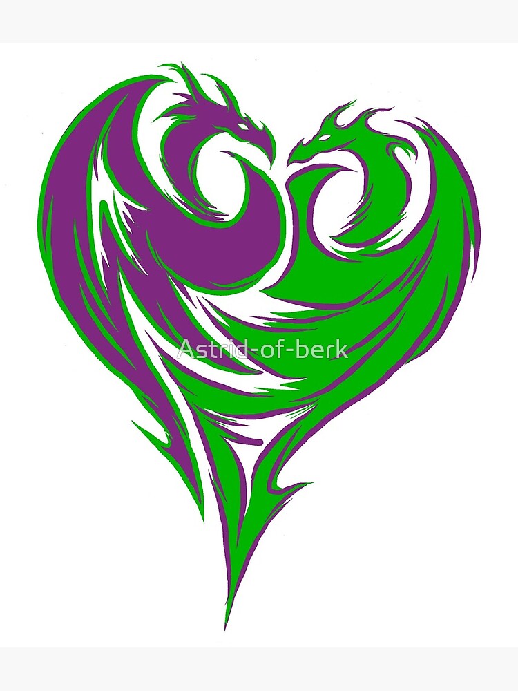 "Mal Double Dragon" Art Print for Sale by Astrid-of-berk | Redbubble