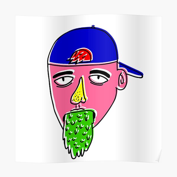 "this_dude_is_barfing" Poster by sampled | Redbubble