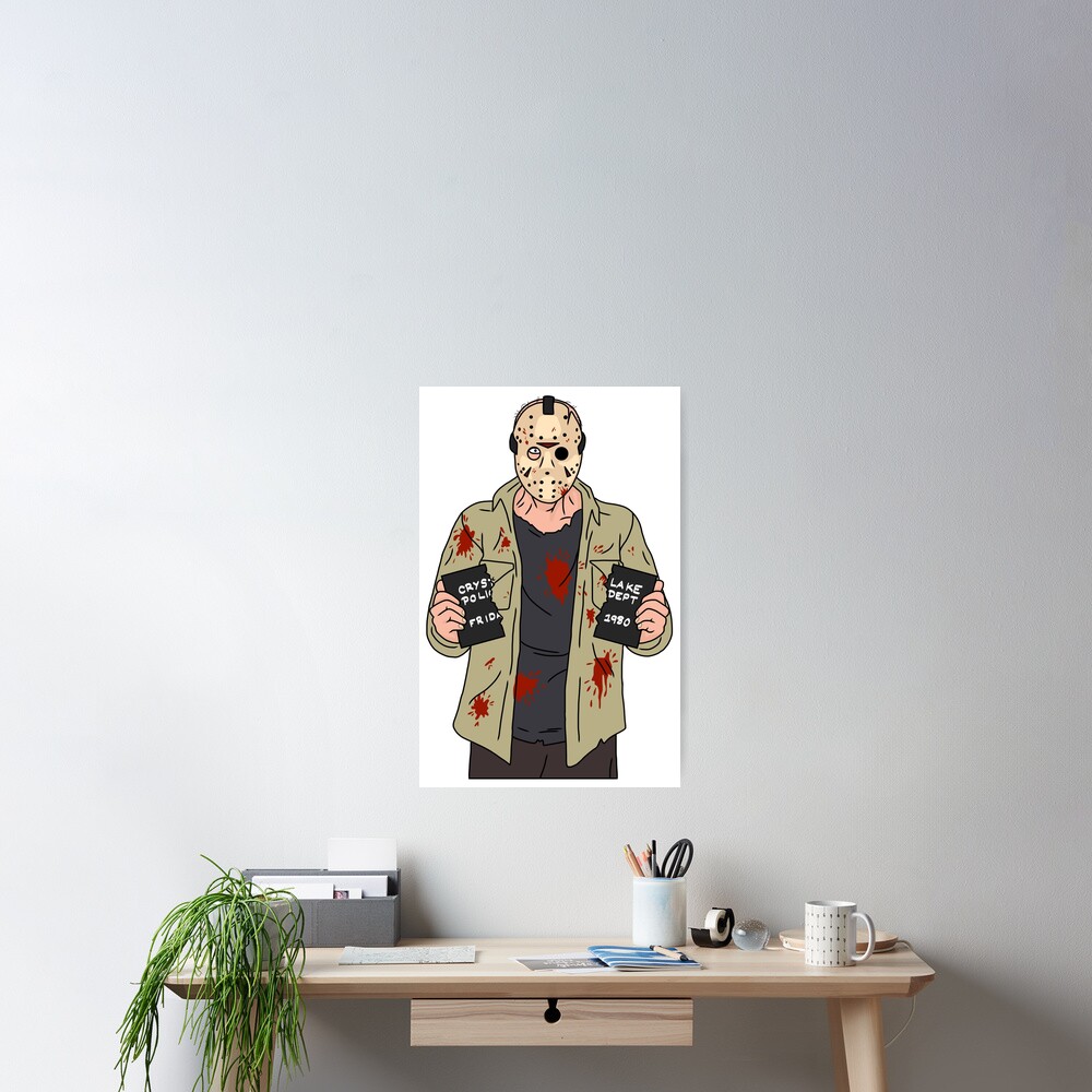 "Jason Voorhees" Poster for Sale by RensDigitalArt | Redbubble